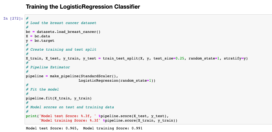 Bagging Classifier Python Code Example