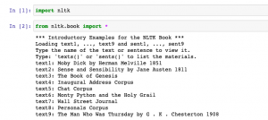 NLTK Hello World Python Example - Data Analytics