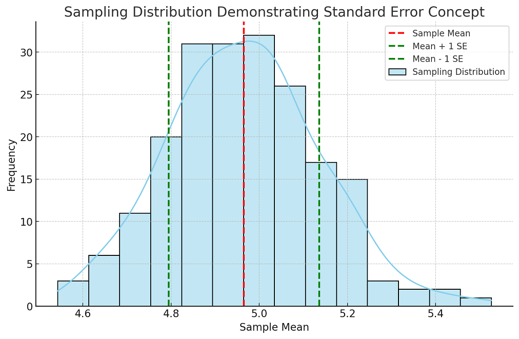 Standard Deviation Vs Standard Error Formula Examples